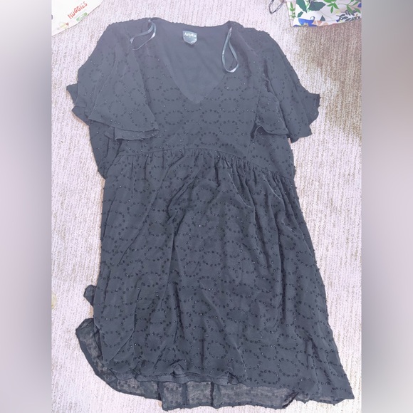 ARULA | Dresses | Arula Black Eyelet Dress | Poshmark
